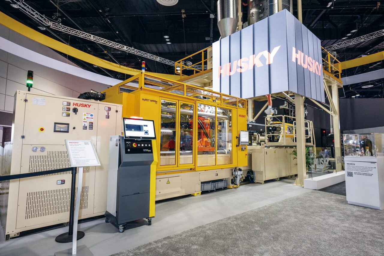 Husky(허스키), rPET 성형에 최적인, 고에너지 효율 사출성형기 출시